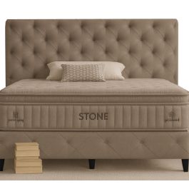 Спалня с матрак Mika Stone Taupe Sb38 от Домко